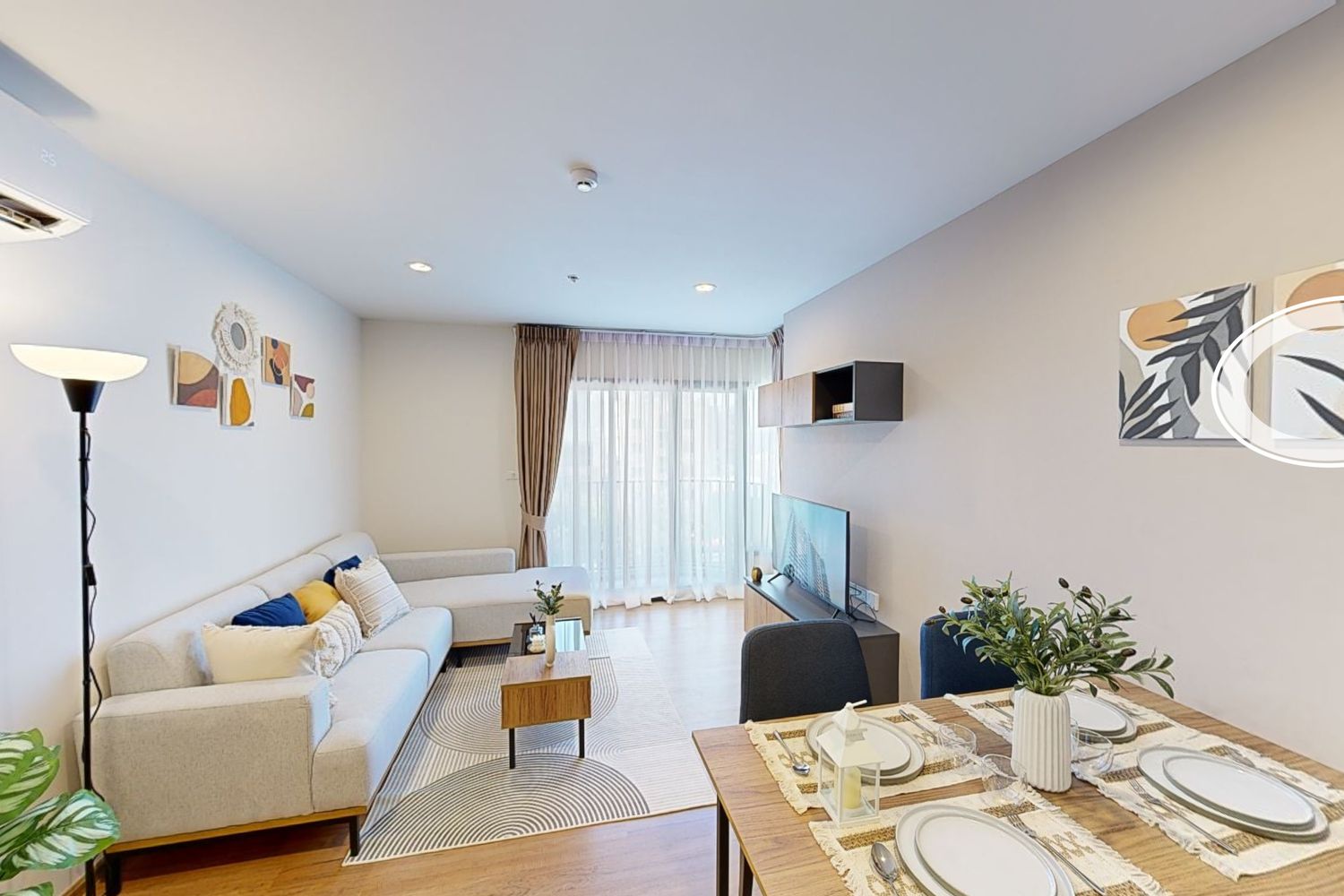 Virtual Tour of THE LINE Vibe Type 2C : 2 BR. 65.25 sq.m.